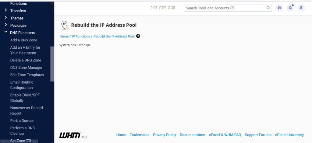 آموزش افزودن آدرس IP جدید به WHM Cpanel - آذرسیس