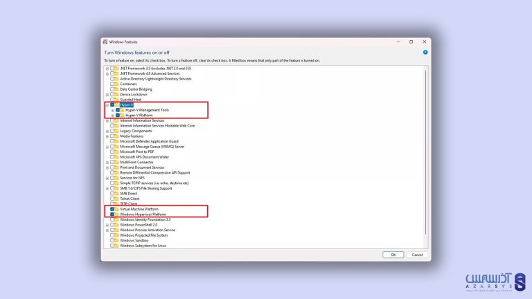 آموزش فعال سازی Virtualization در ویندوز 11 - Azarsys